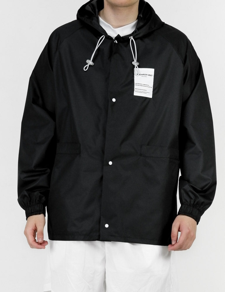 Ripstop Waterproof Rain Jacket (Black) – Research Unit